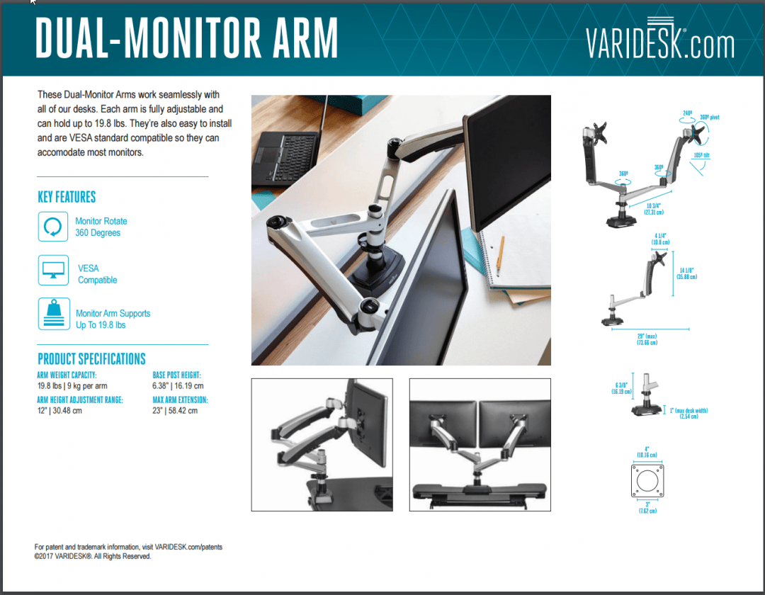 Varidesk Dual Monitor Arm Review