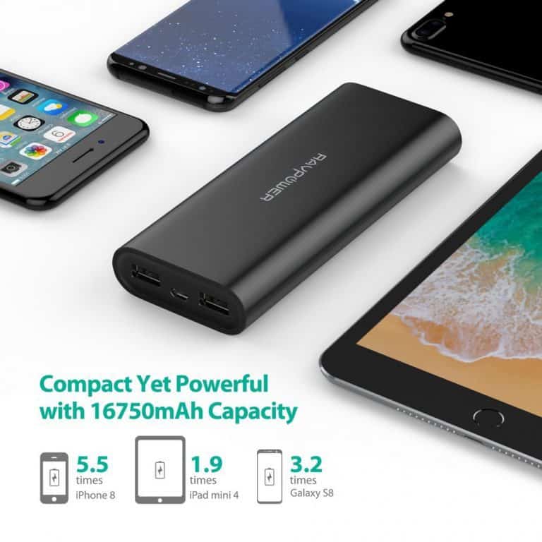 Mini-Review RAVPower 10000mAh & 16750mAh Power Bank