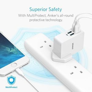Anker PowerPort 4 Lite Review - 27W 4-Port USB Wall Charger with EU ...