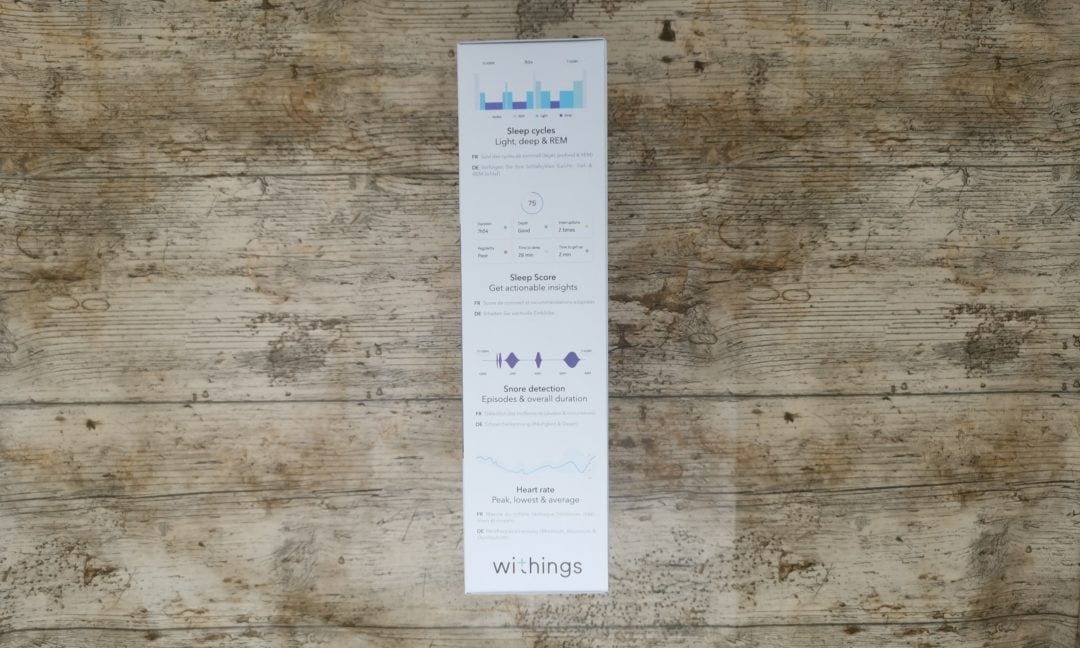 Withings Sleep Tracking Mat Review – Sleep tracking, Apnoea detection ...