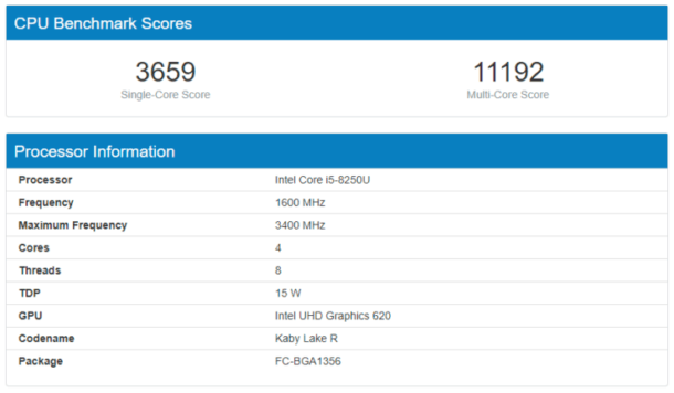Qualcomm Snapdragon 8cx vs Intel Core i5-8250u - The Snapdragon falls ...