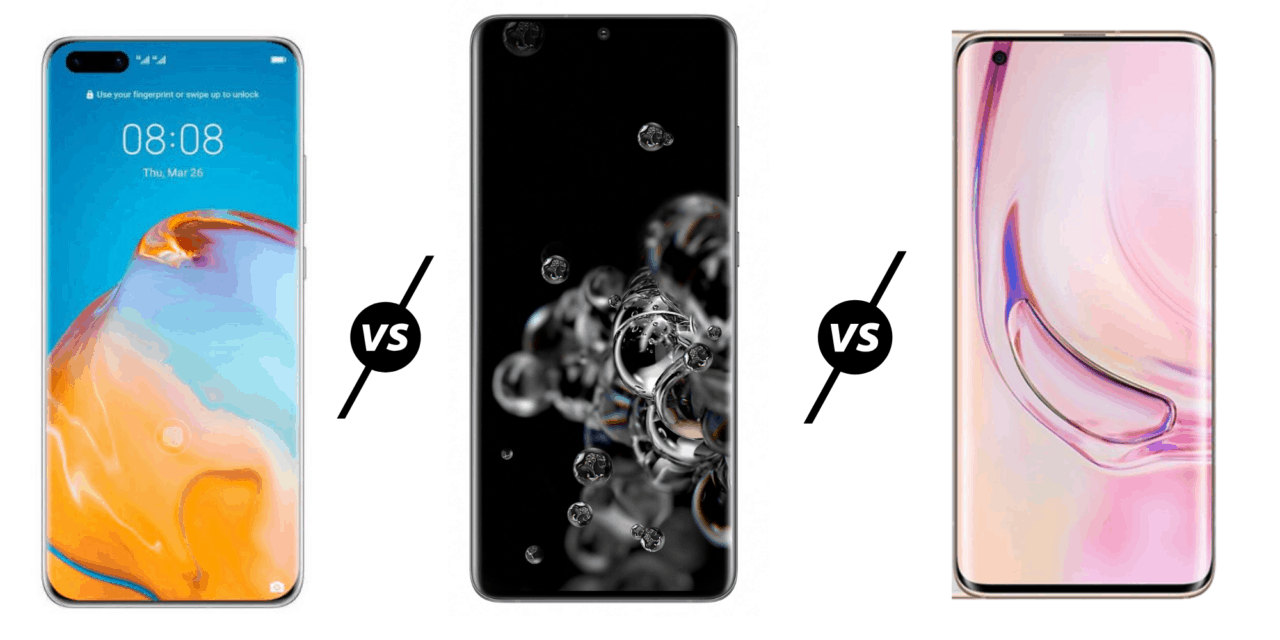 Huawei P40 Pro vs Samsung Galaxy 20 Ultra vs Xiaomi Mi 10 Pro 5G ...
