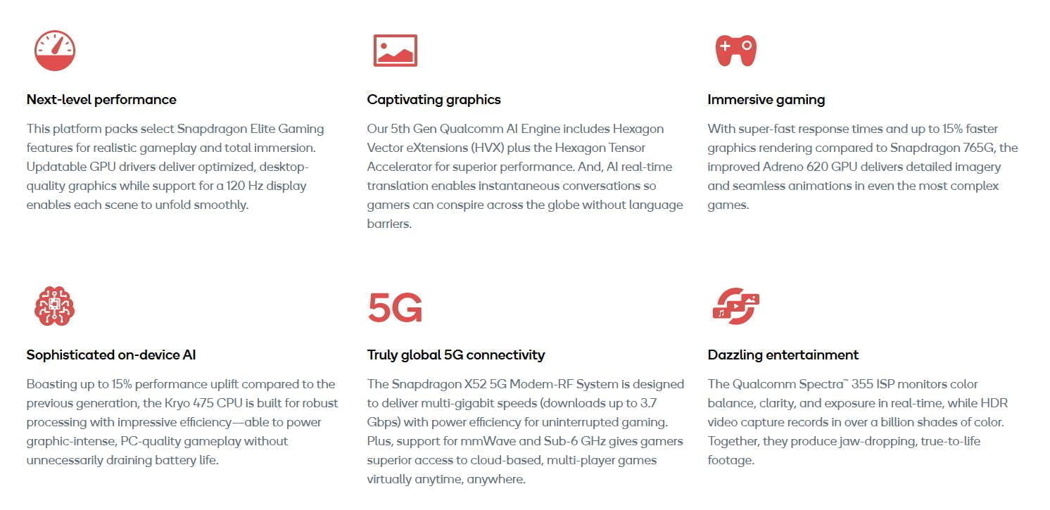 Qualcomm Snapdragon 768G vs Snapdragon 765G vs 730G vs 720G Compared – Qualcomm focus on the ...