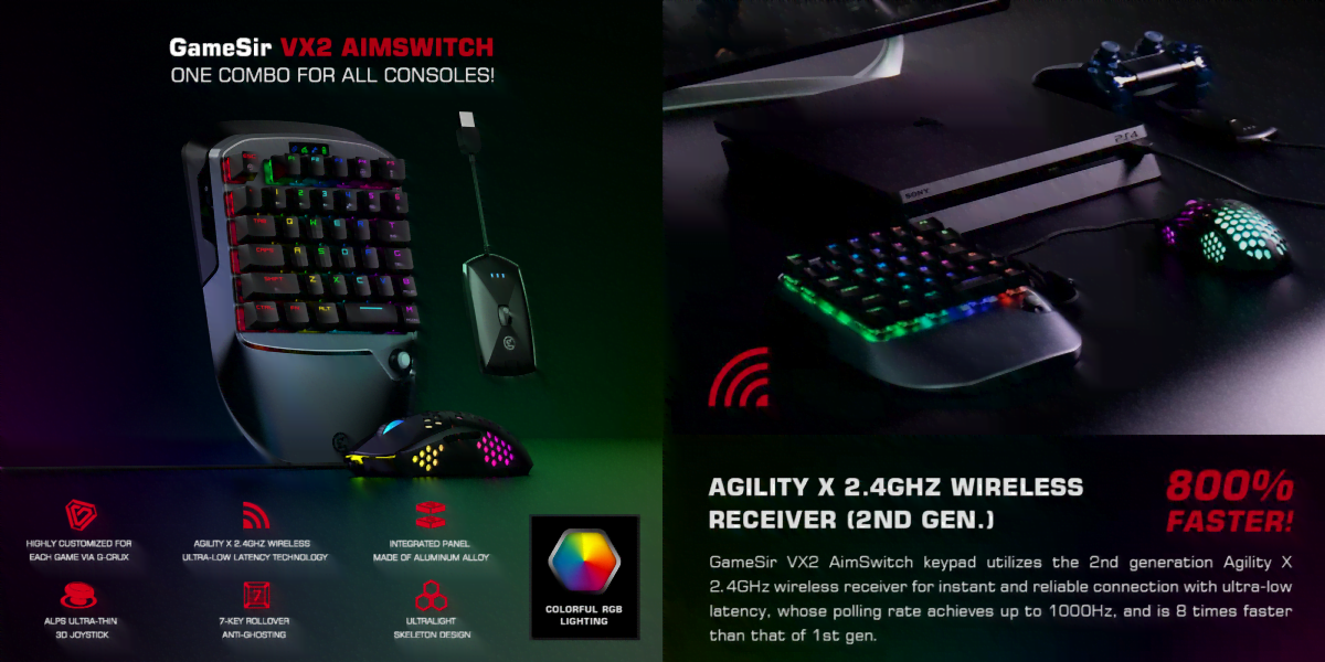 GameSir VX2 AimSwitch Review – Mechanical Gaming keyboard & mouse for ...