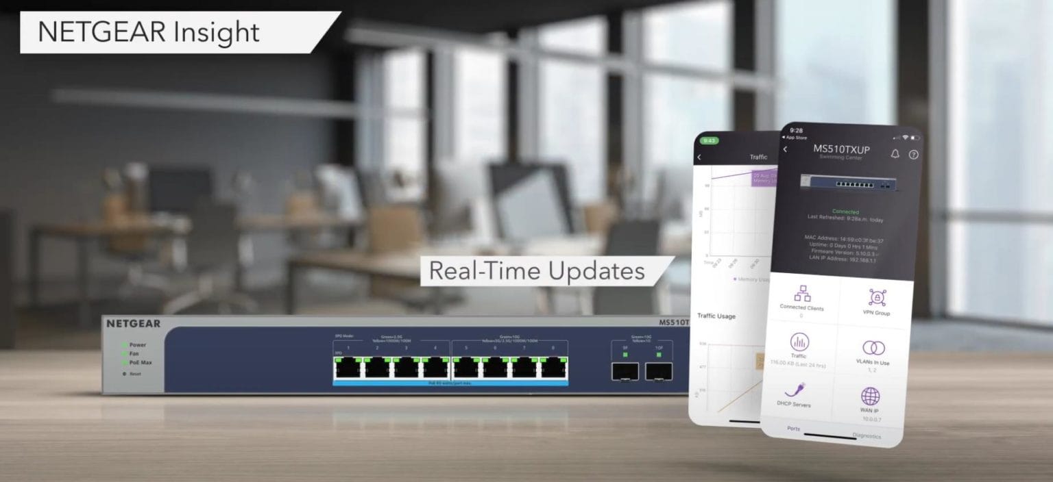 Netgear Insight expands with multi-gig switches - MS510TXM & PoE ...