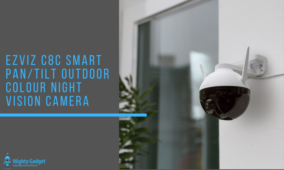 EZVIZ C8C Smart Pan/Tilt Outdoor Colour Night Vision Camera with AI ...