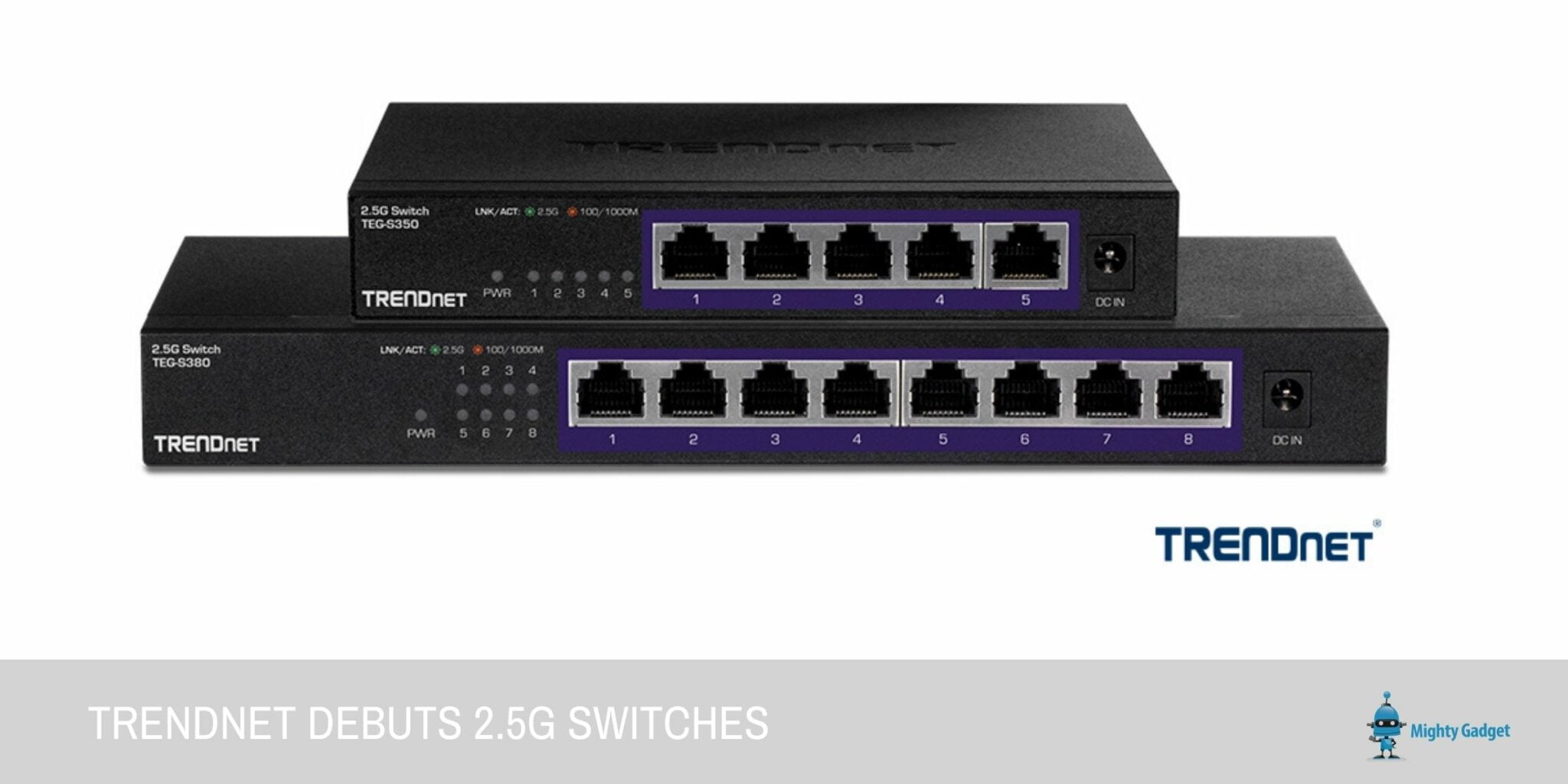 TRENDnet 5 & 8 port Unmanaged 2.5G Switch Switches launched – Another ...
