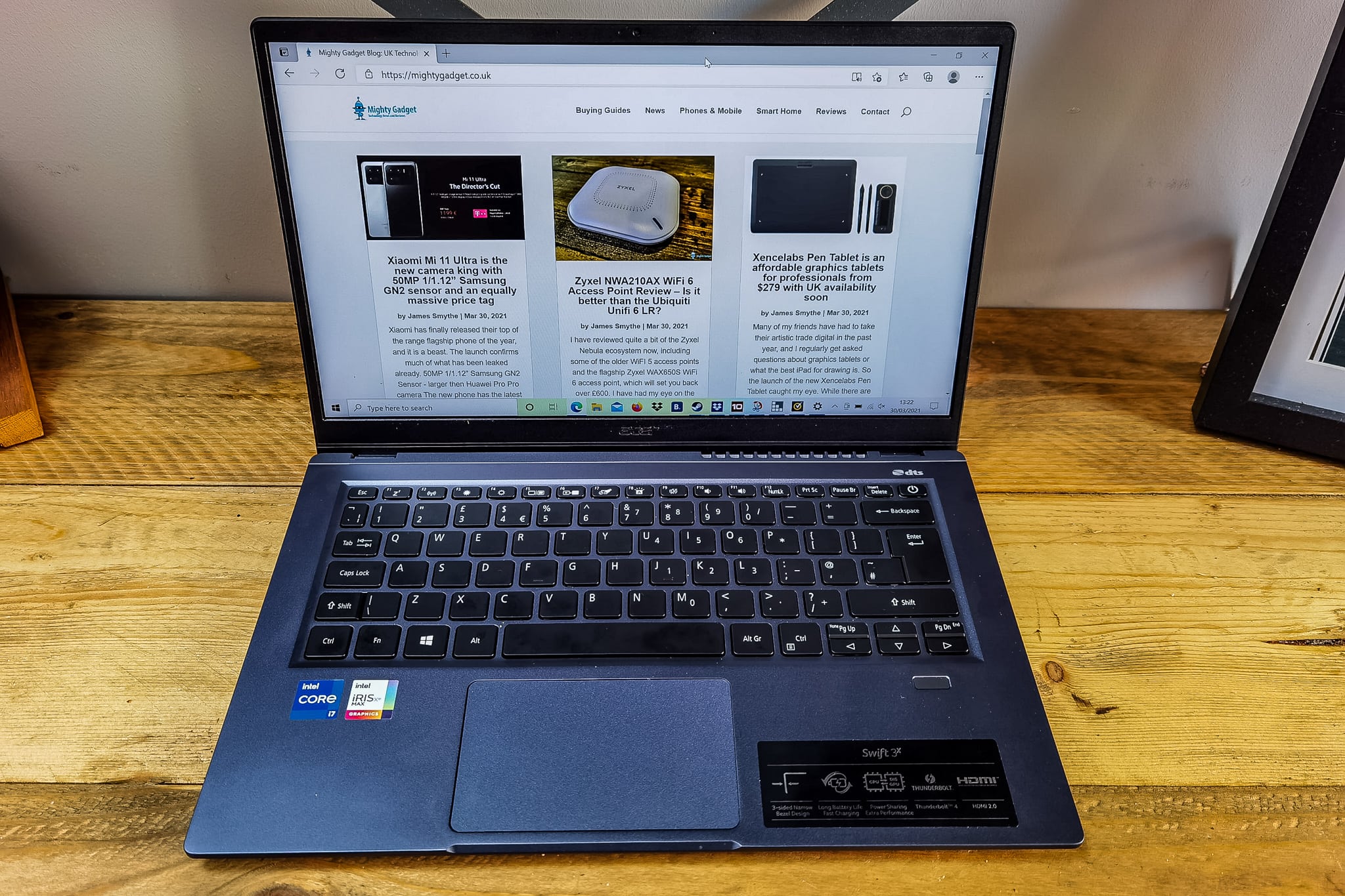 Acer Swift 3x Review – How does the Intel Xe Max GPU perform vs MX250 ...