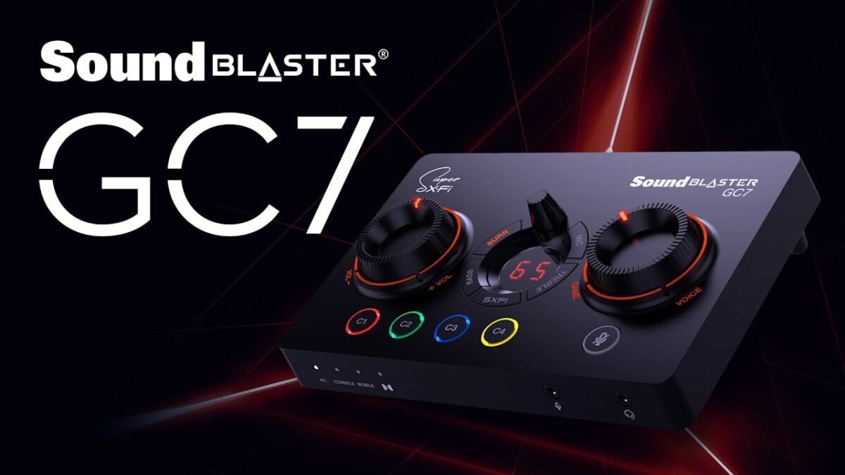 Sound Blaster GC7 Gaming DAC Released with multi-input USC, 3.5mm ...