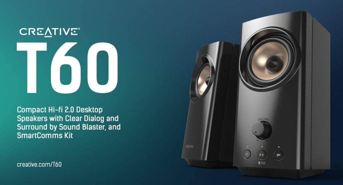 Creative T60 2.0 Speakers launched with SmartComms for £70 – Ideal for ...
