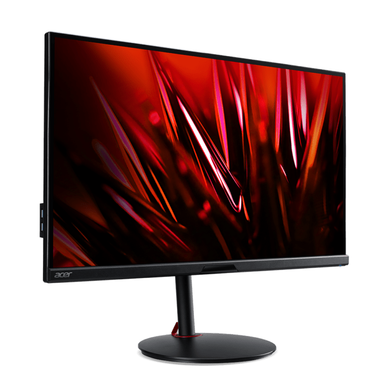 Acer L811 4K ultra-short throw projector & Nitro XV272U KF a 27” WQHD 300 Hz refresh rate ...