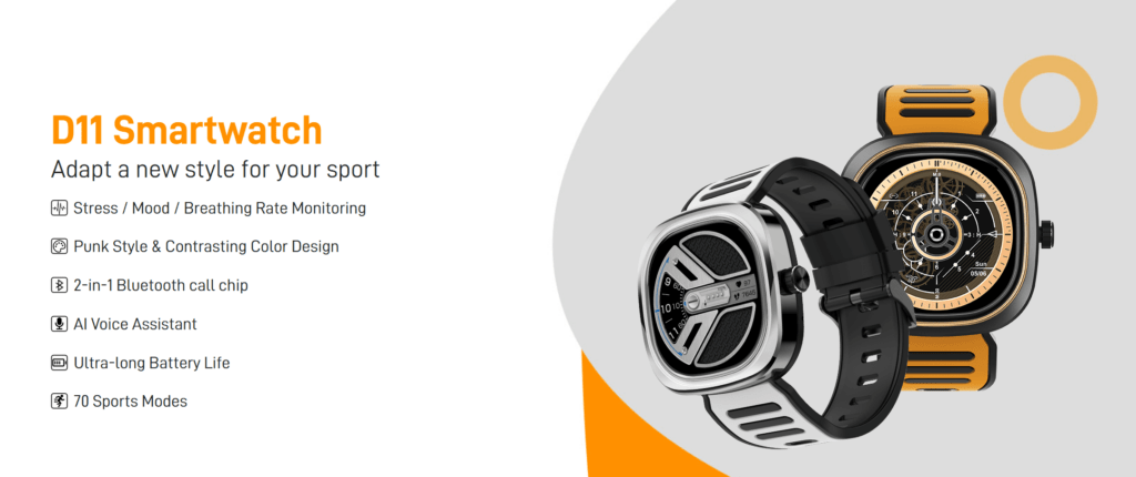 Doogee D11 Sport SmartWatch: A punk aesthetic watch like never before