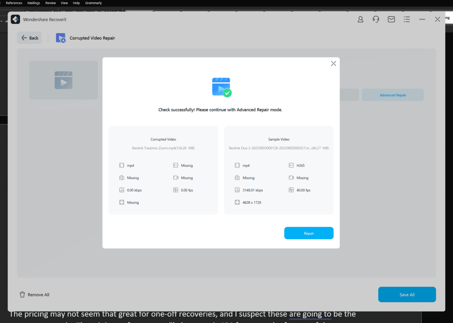 Wondershare Recoverit Review - Recover lost or deleted files and repair ...