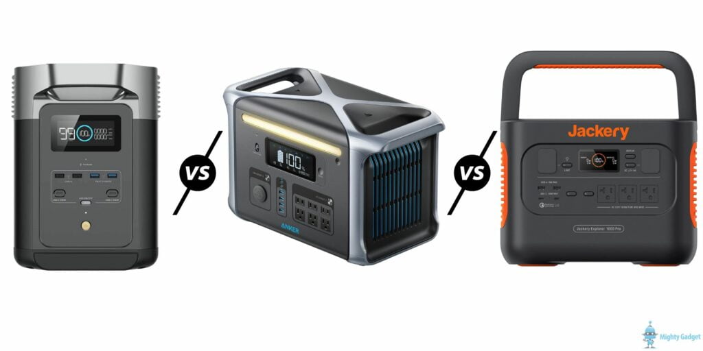 EcoFlow DELTA 2 vs Anker 757 PowerHouse vs Jackery Explorer 1000 Pro ...