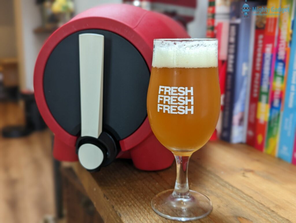 Pinter 3 Homebrew Beer Review – With Improved Active Pour Tap