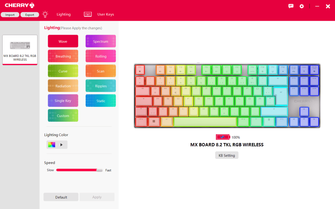 Cherry MX 8.2 TKL Wireless Mechanical Keyboard Review