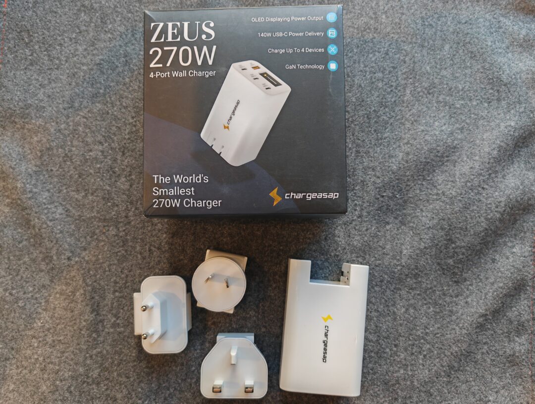 Chargeasap Zeus 270W GaN Charger Review – The best power delivery charger with 140W PD3.0 ...