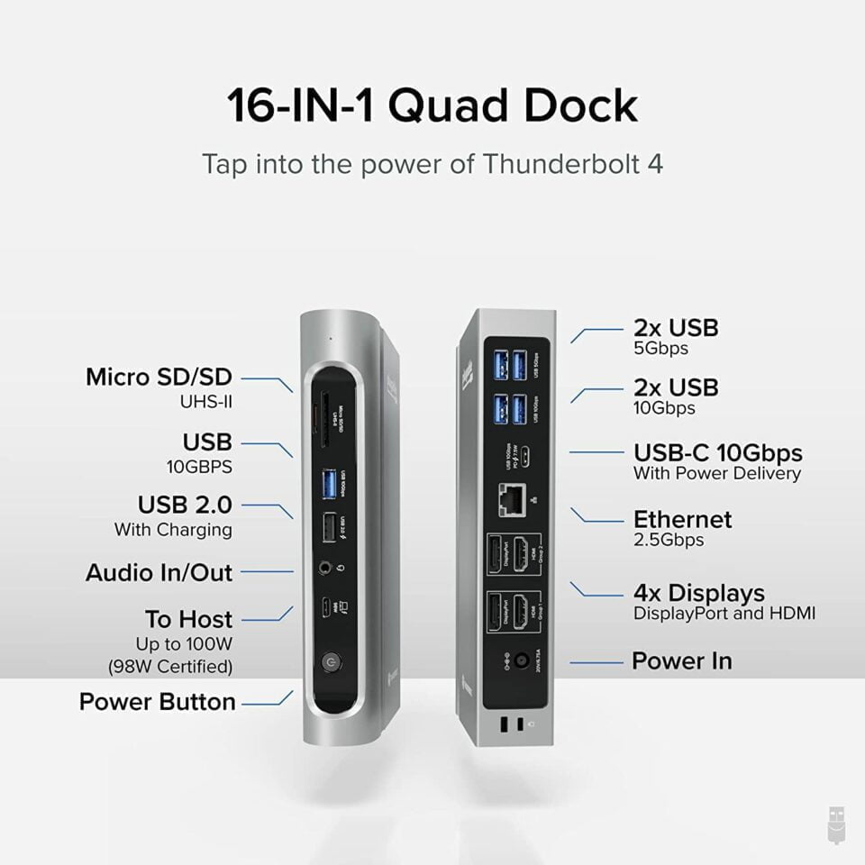 Best USB-C Docks with 2.5gbps Ethernet – Thunderbolt / USB4 / USB 3.2 Gen 2