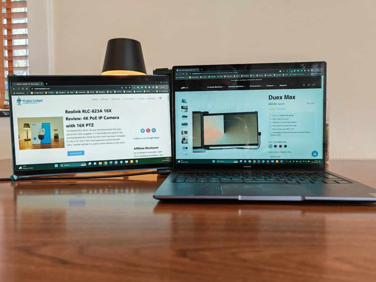 Mobile Pixels Duex Max Portable Monitor Review: Improved design vs Trio ...