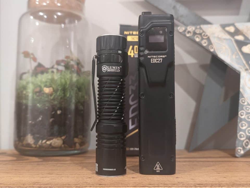 Nitecore EDC33 Tactical EDC Flashlight Review vs EDC27 Slim