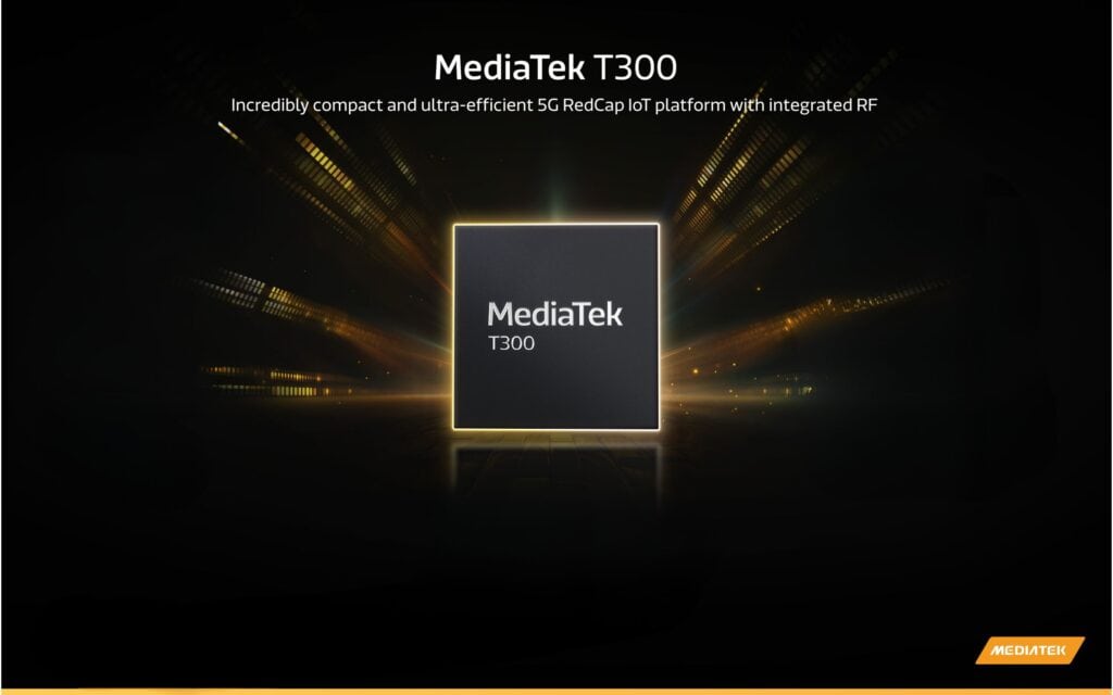 MediaTek T300 5G RedCap Platform Announced: Extremely Low Power, Compact Wearables and IoT Devices