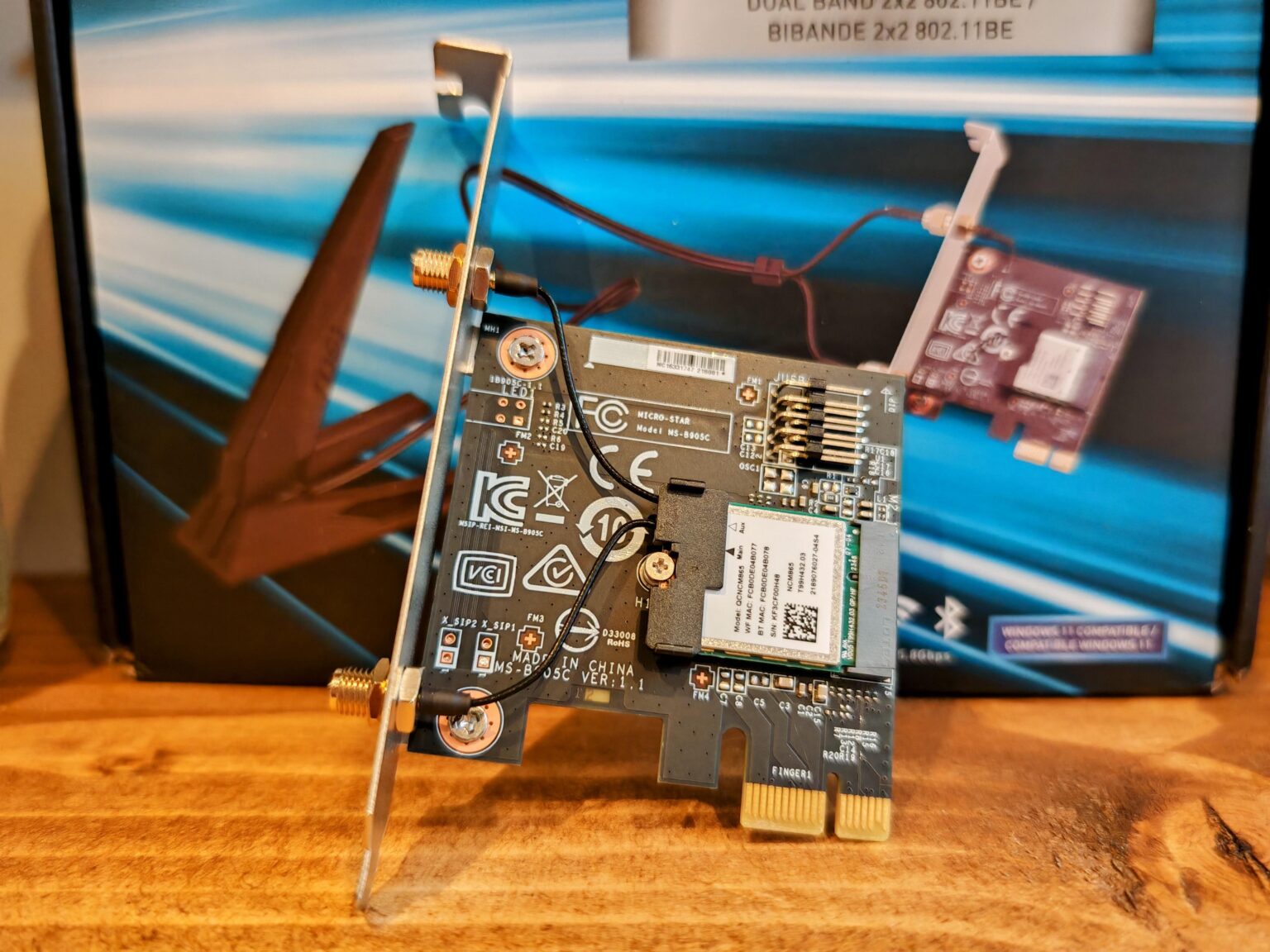 MSI Herald-BE NCM865 WI-FI 7 PCIE Adaptor Review