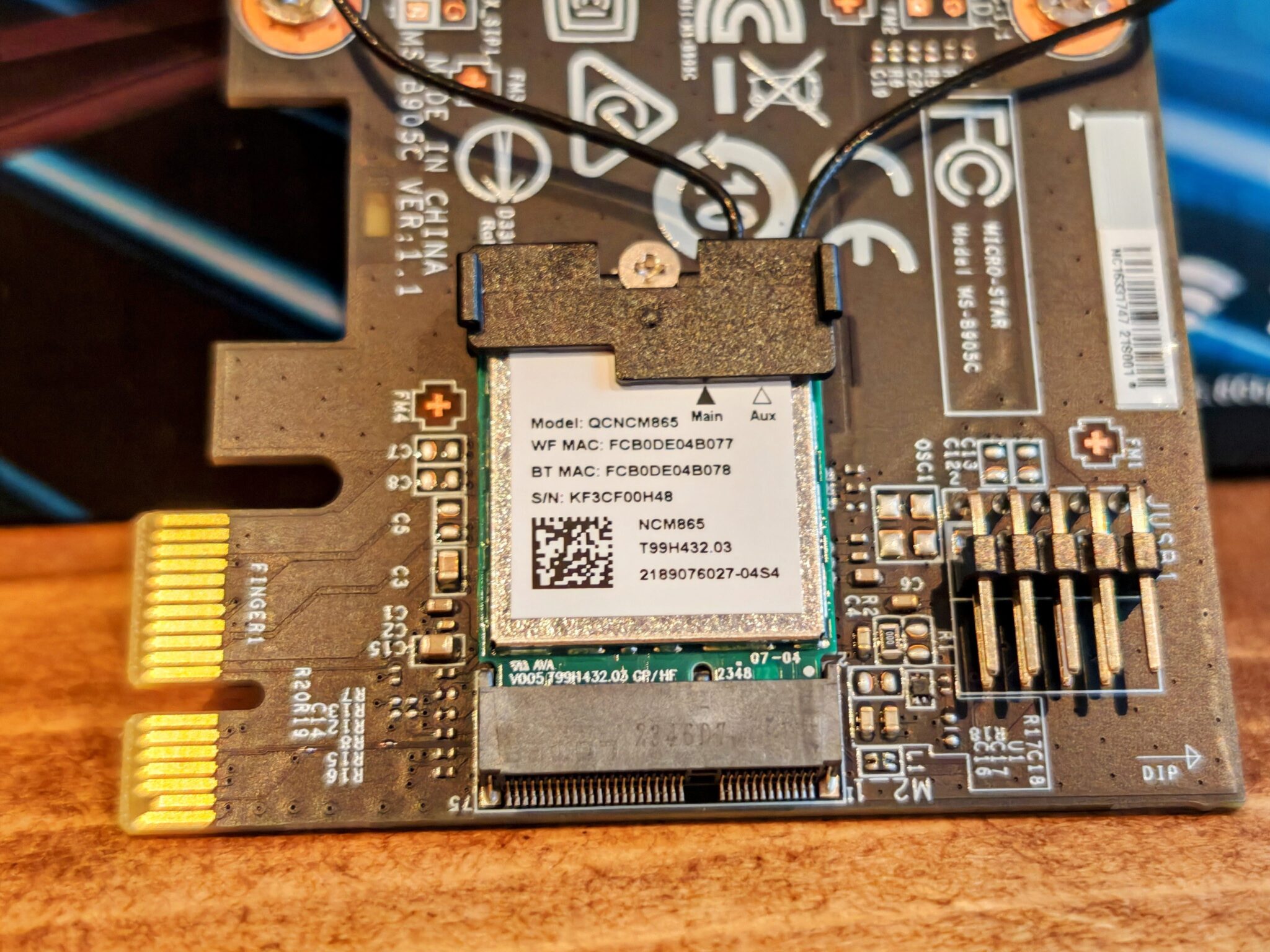 MSI Herald-BE NCM865 WI-FI 7 PCIE Adaptor Review