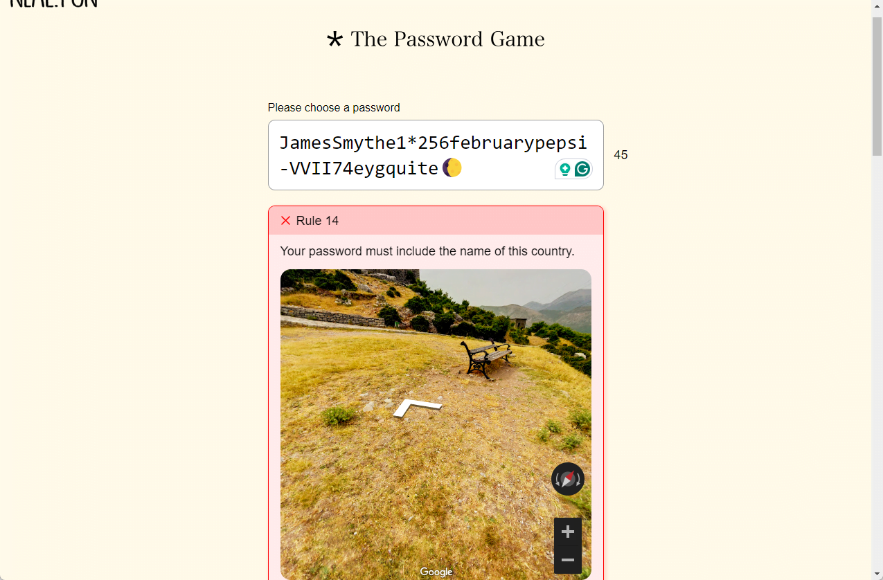 Detailed Guide For Password Game Rule 14 Your Password Must Include The Name Of This Country