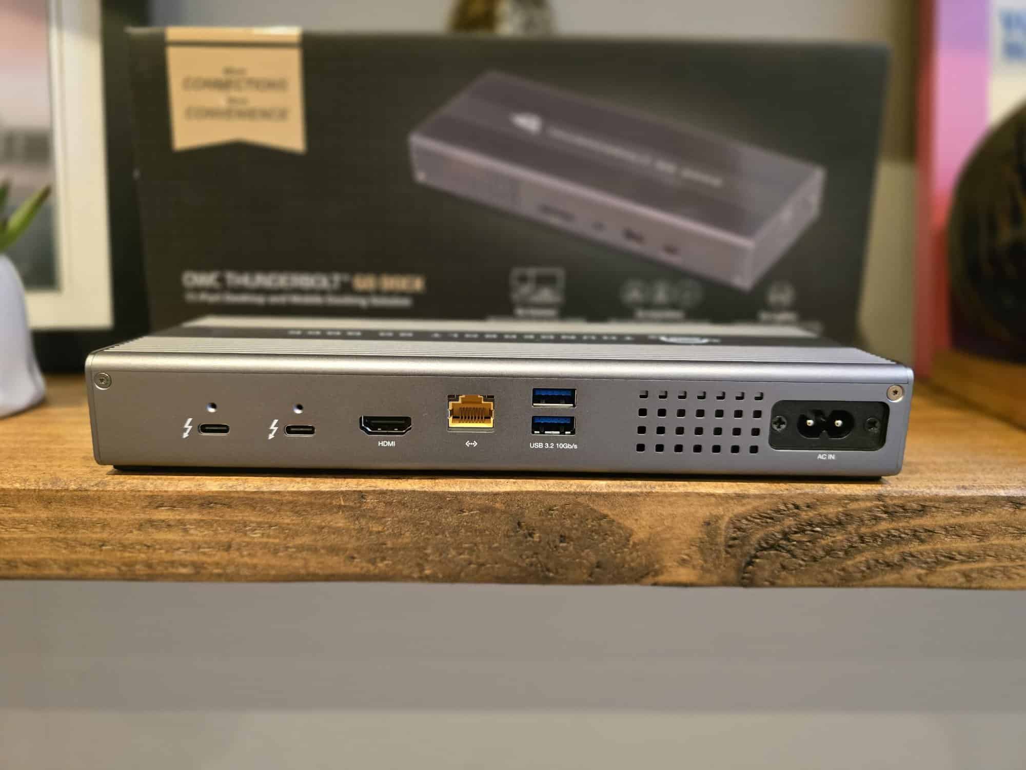 OWC Thunderbolt Go Dock Review with 2x Thunderbolt 4 Device Ports & 2.5 ...