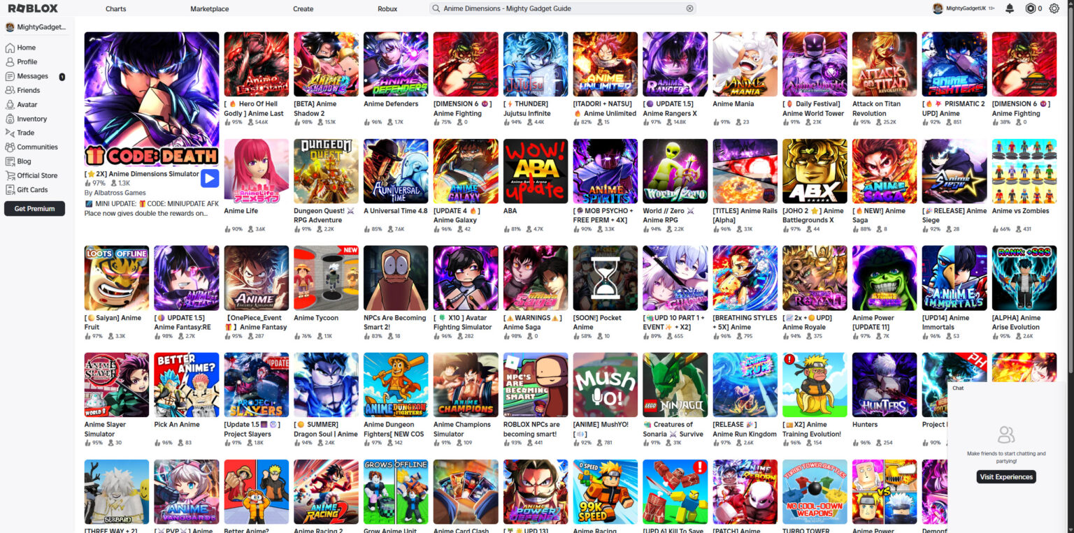 Roblox Anime Dimensions Simulator Guide and FAQS – 2025